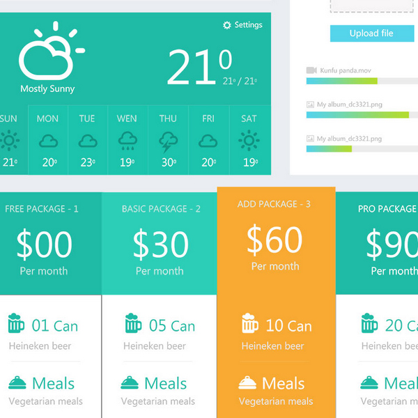 Flat Web & UI Design 관련 자료 모음 (계속 업데이트) - 개발자 남인식 Lab.